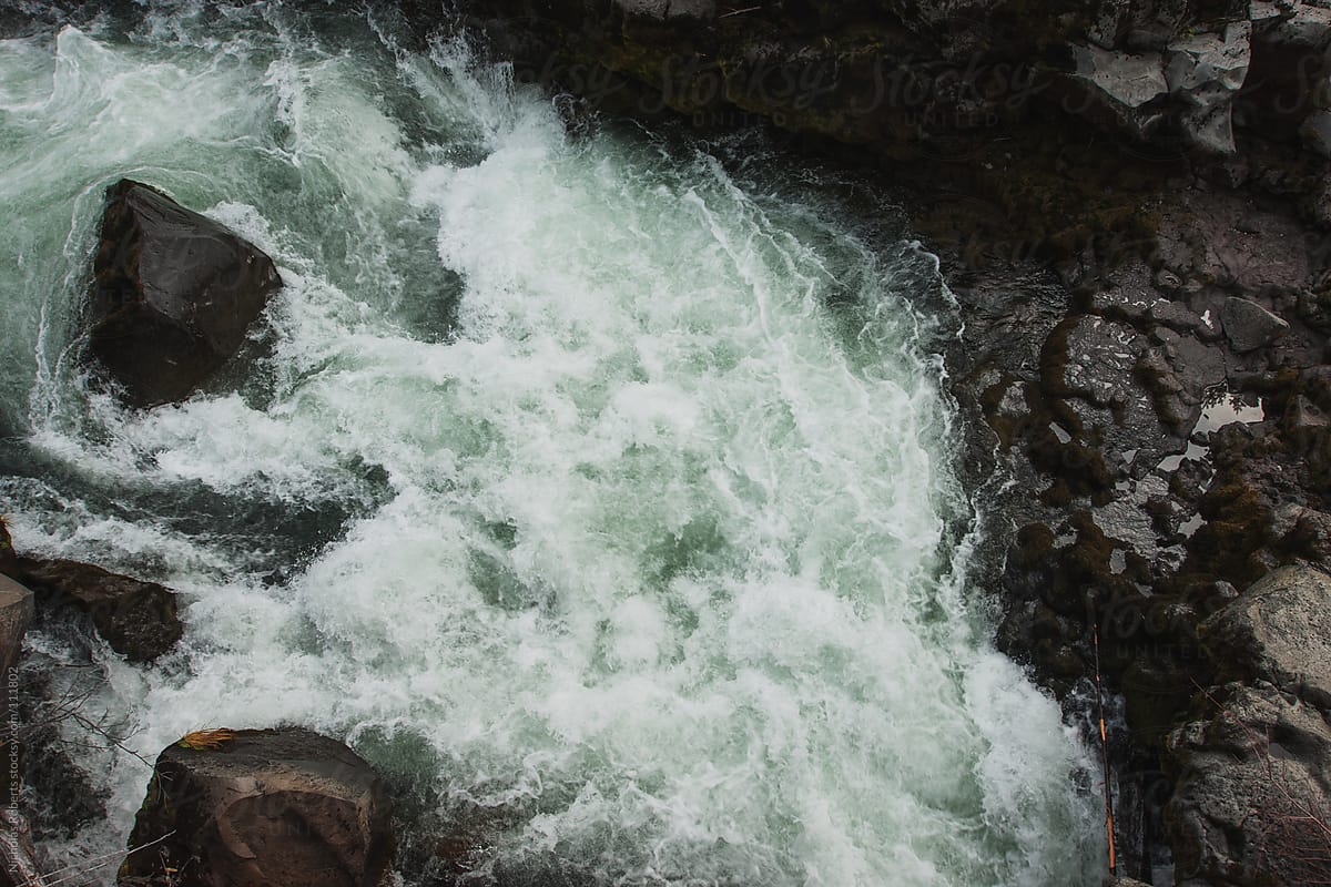 "Rouge River Rapids" by Stocksy Contributor "Nicholas Roberts" - Stocksy