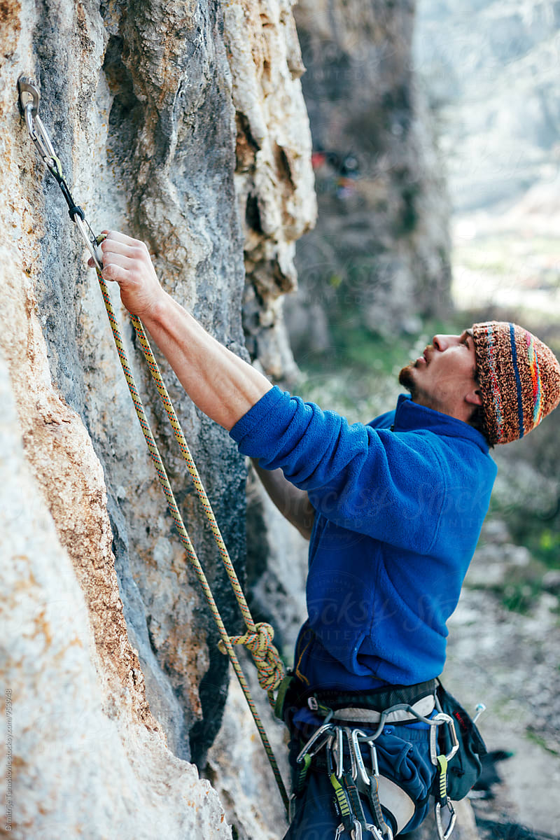 "Climbing" by Stocksy Contributor "Dimitrije Tanaskovic" - Stocksy