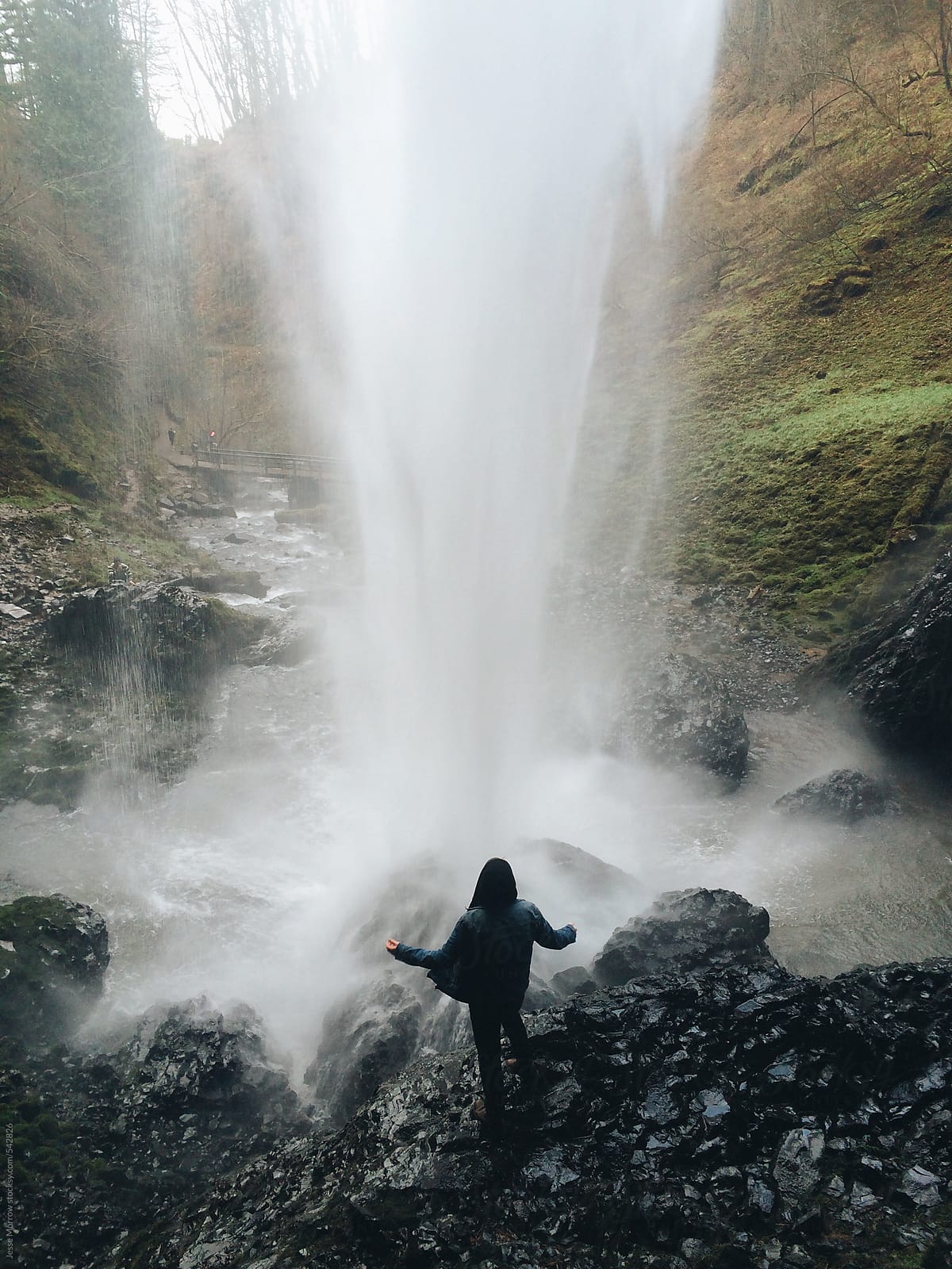 "Young Male Standing In Front Of Waterfall" by Stocksy Contributor ...