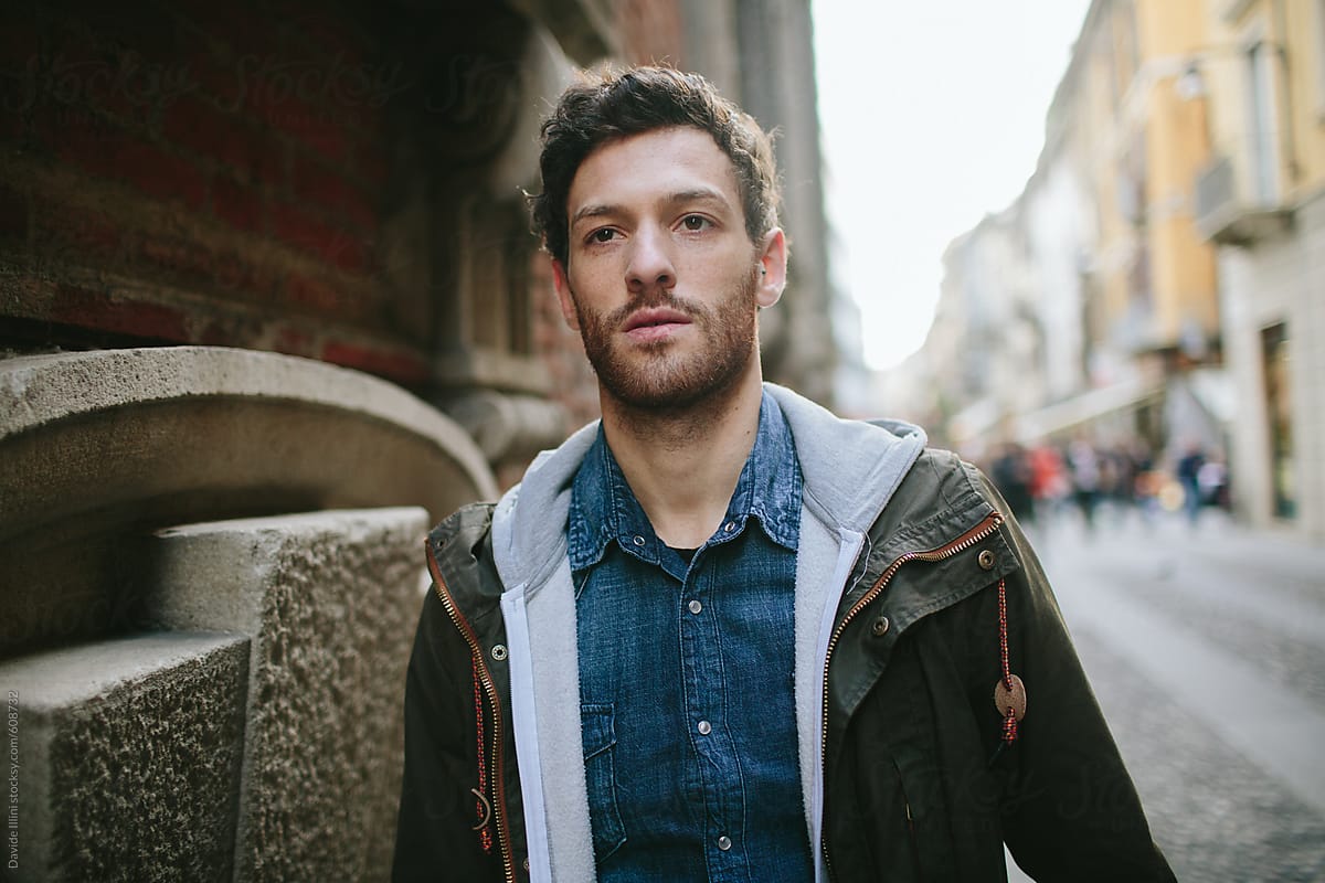 "Portrait Of A Man In The Street" by Stocksy Contributor "Davide Illini ...