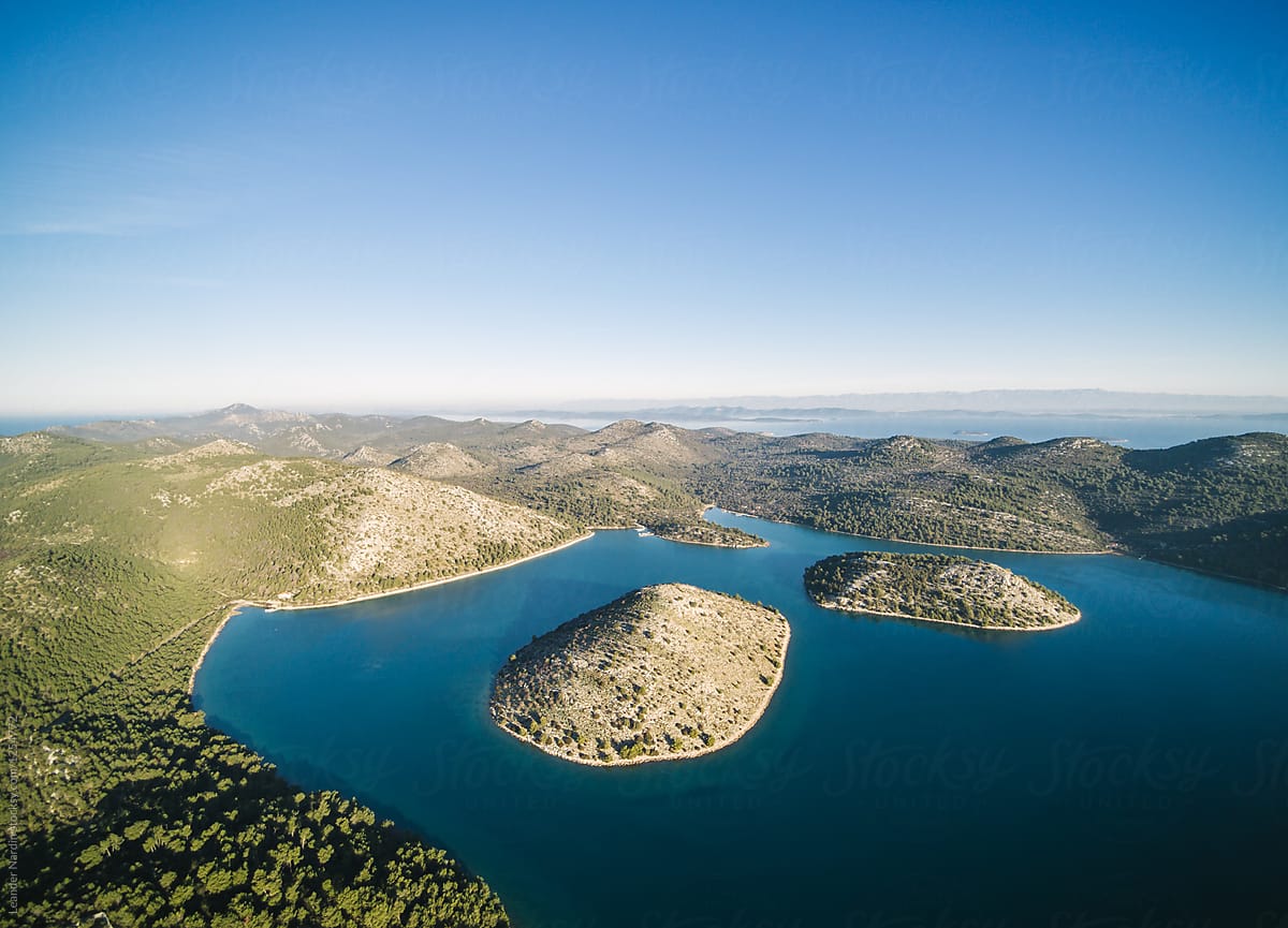 "Aerial View Of Croatian Coastline And Islands" by Stocksy Contributor ...