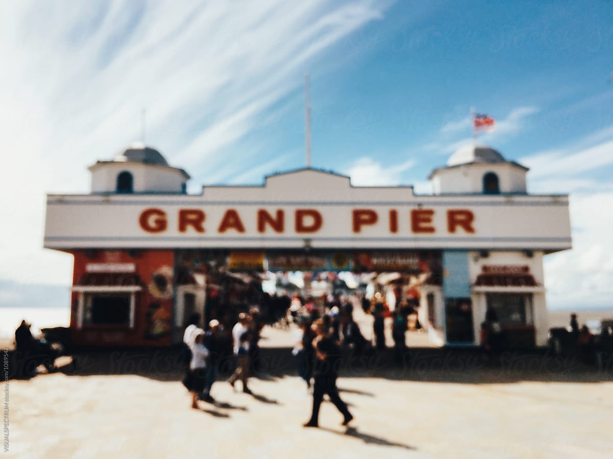 "Grand Pier On British Seaside Defocused" by Stocksy Contributor ...