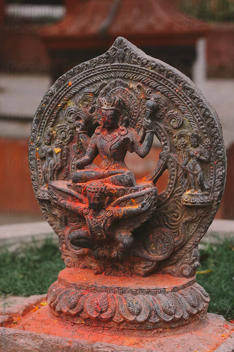 "Details Of Ancient Stone Statues At Various Places In Kathmandu." by ...