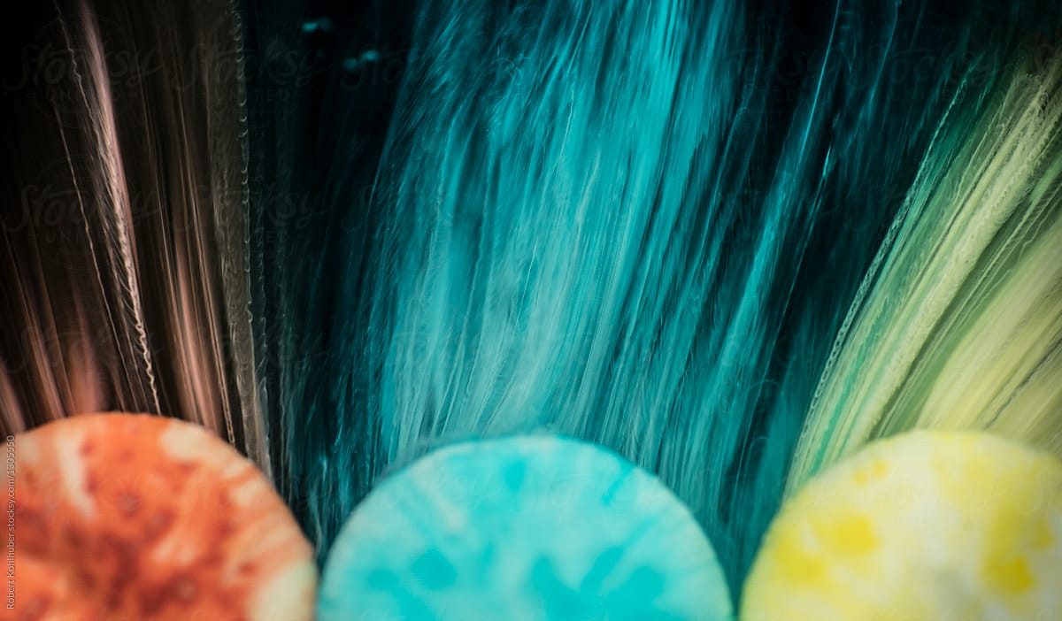 "Colorful Row Of Sweets Dissolving In Water" by Stocksy Contributor ...