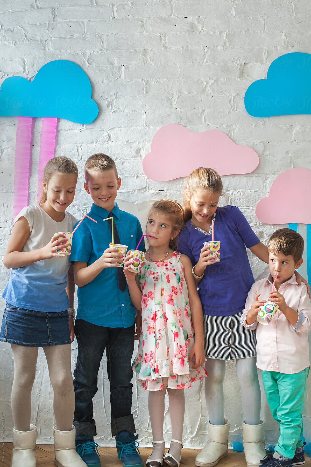 "Kids At The Birthday Party" by Stocksy Contributor "Jelena Jojic Tomic ...