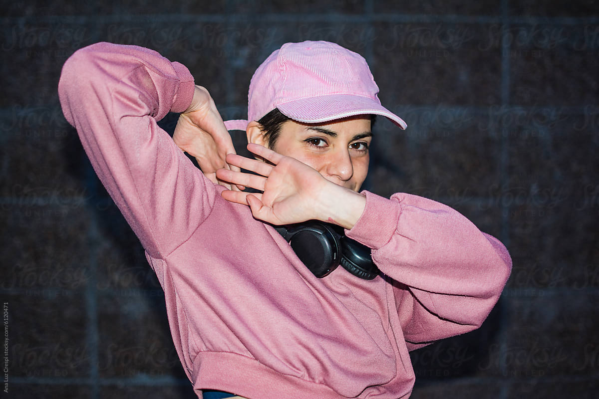 "Fun Woman Dancing Portrait" by Stocksy Contributor "Ana Luz Crespi ...