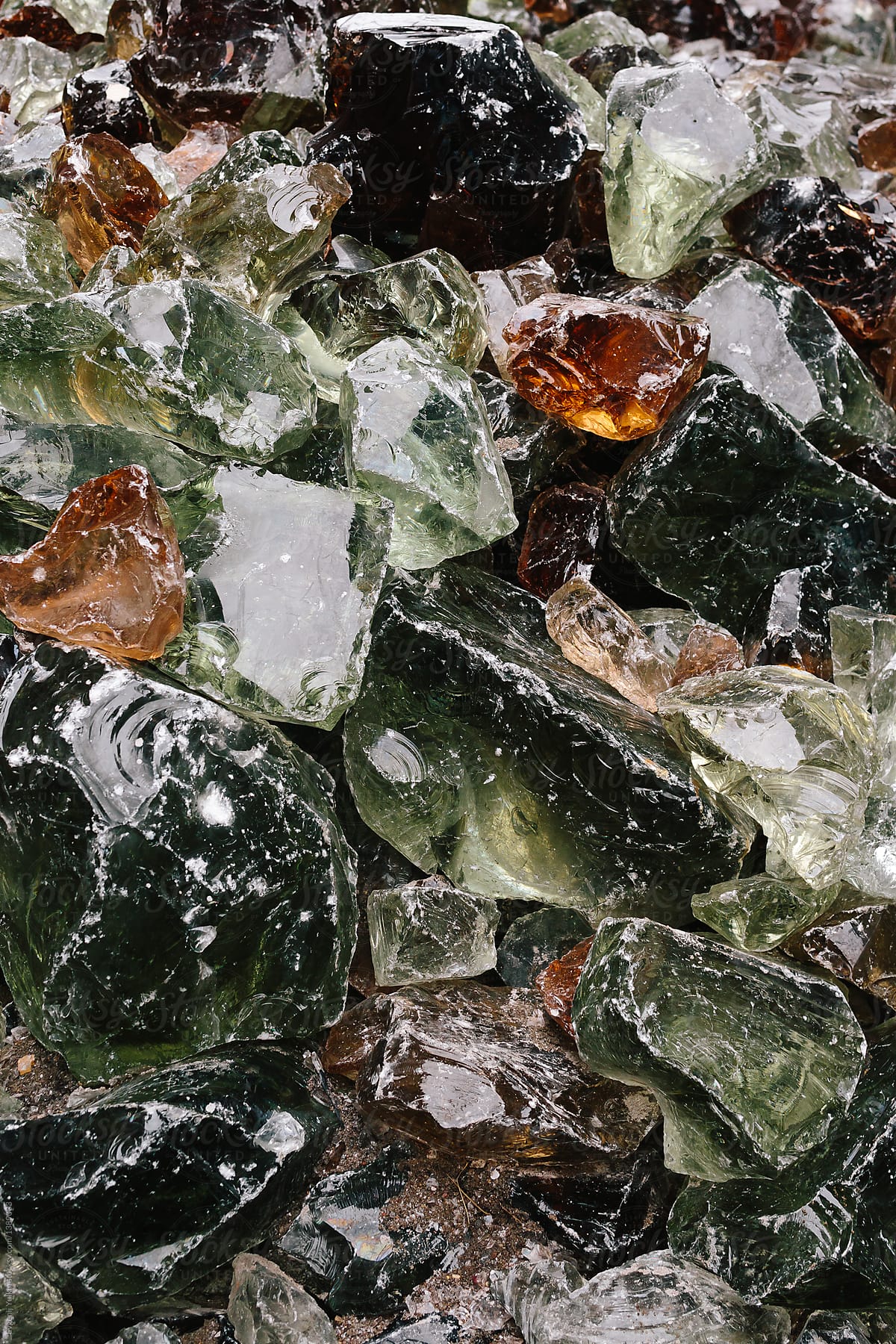 "Colored Glass Stones" by Stocksy Contributor "Evgenij Yulkin" - Stocksy