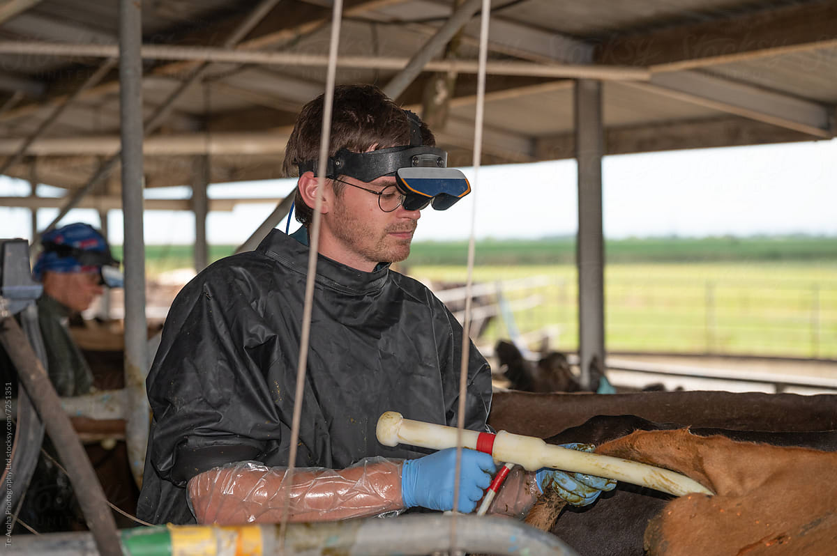 "Ultrasound Pregnancy Testing Of Dairy Cattle" by Stocksy Contributor ...