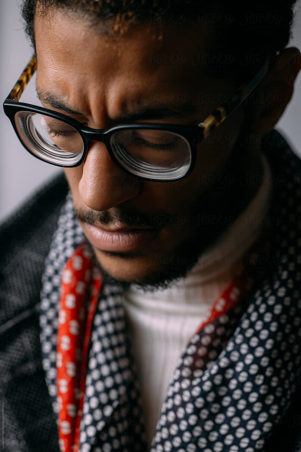 "Closeup Portrait Of A Man With Glasses" by Stocksy Contributor ...