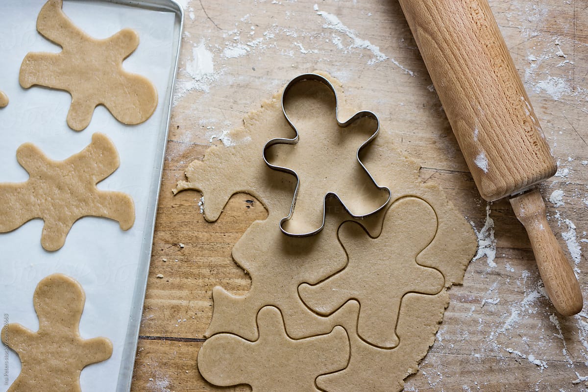 "Food: Raw Gingerbread Man Cookies" by Stocksy Contributor "Ina Peters ...