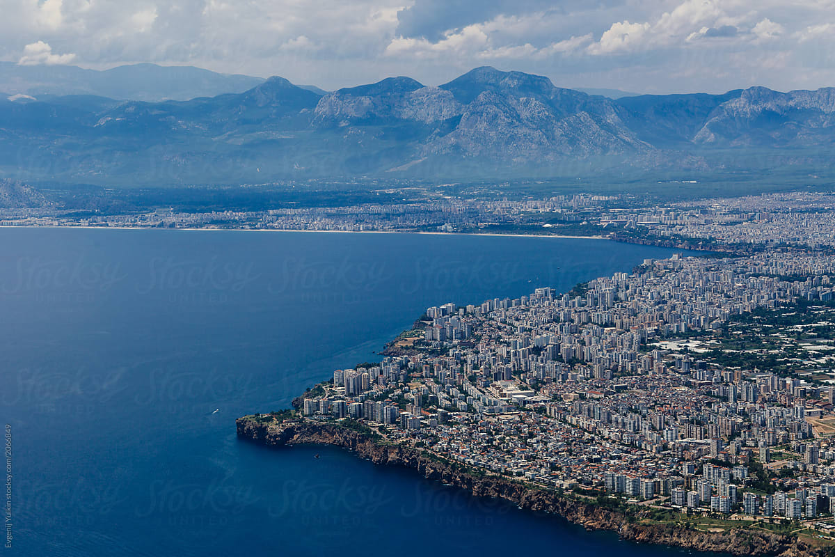 "Antalya Cityscape And Sea Coast View" by Stocksy Contributor "Evgenij ...
