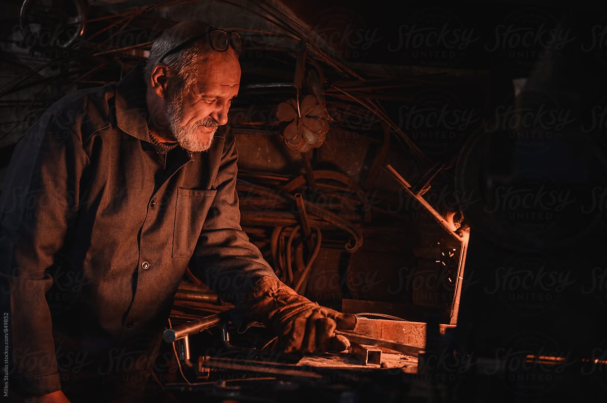 "Blacksmith Portrait" by Stocksy Contributor "Milles Studio" - Stocksy