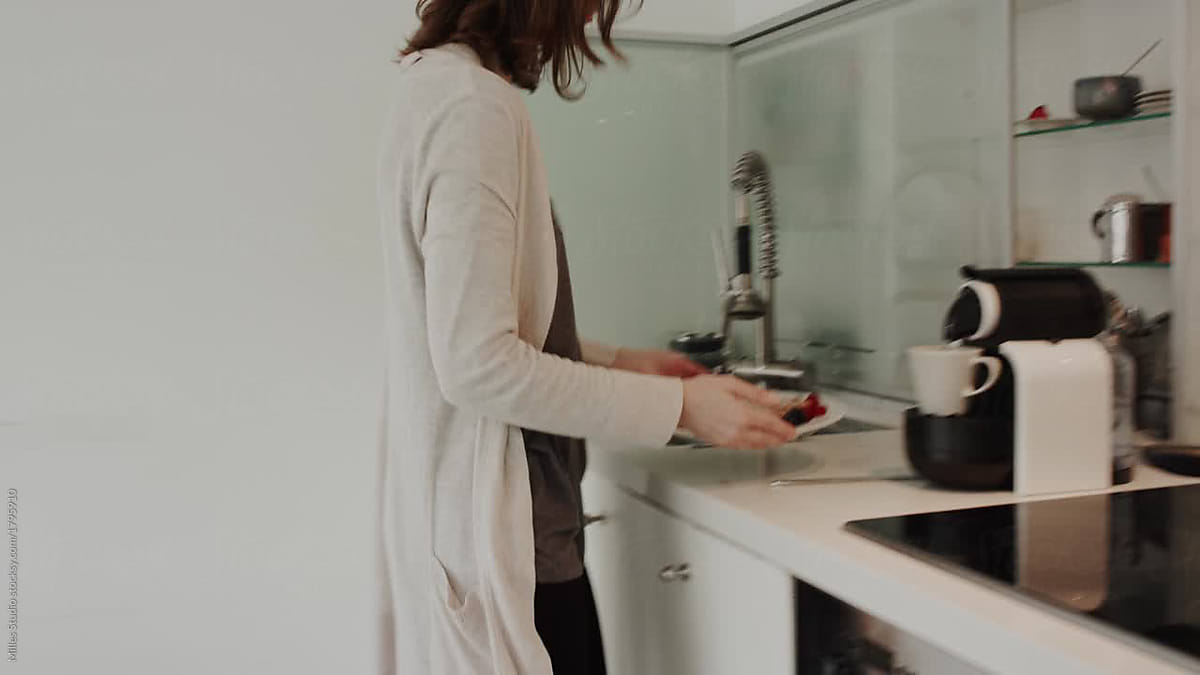 "Woman Setting Table With Delicious Breakfast" by Stocksy Contributor ...