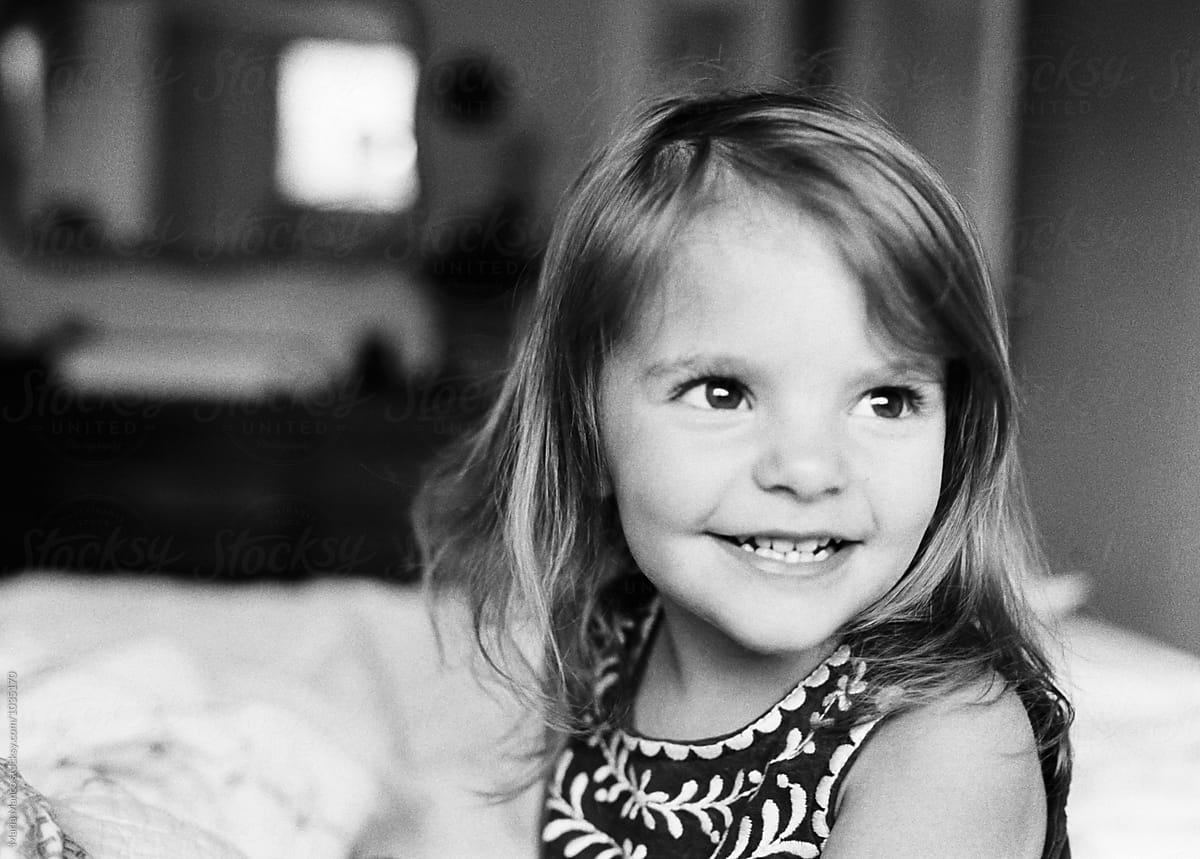 "Portrait Of Little Girl" by Stocksy Contributor "Maria Manco" - Stocksy