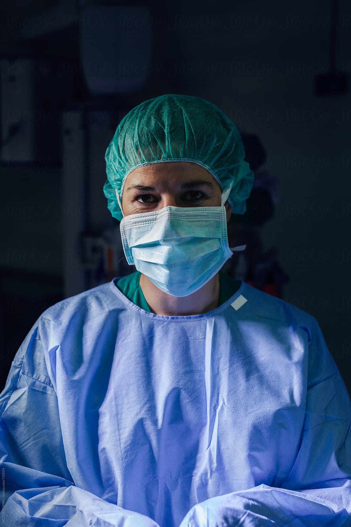 "Portrait Of A Surgeon Woman" by Stocksy Contributor "VICTOR TORRES ...