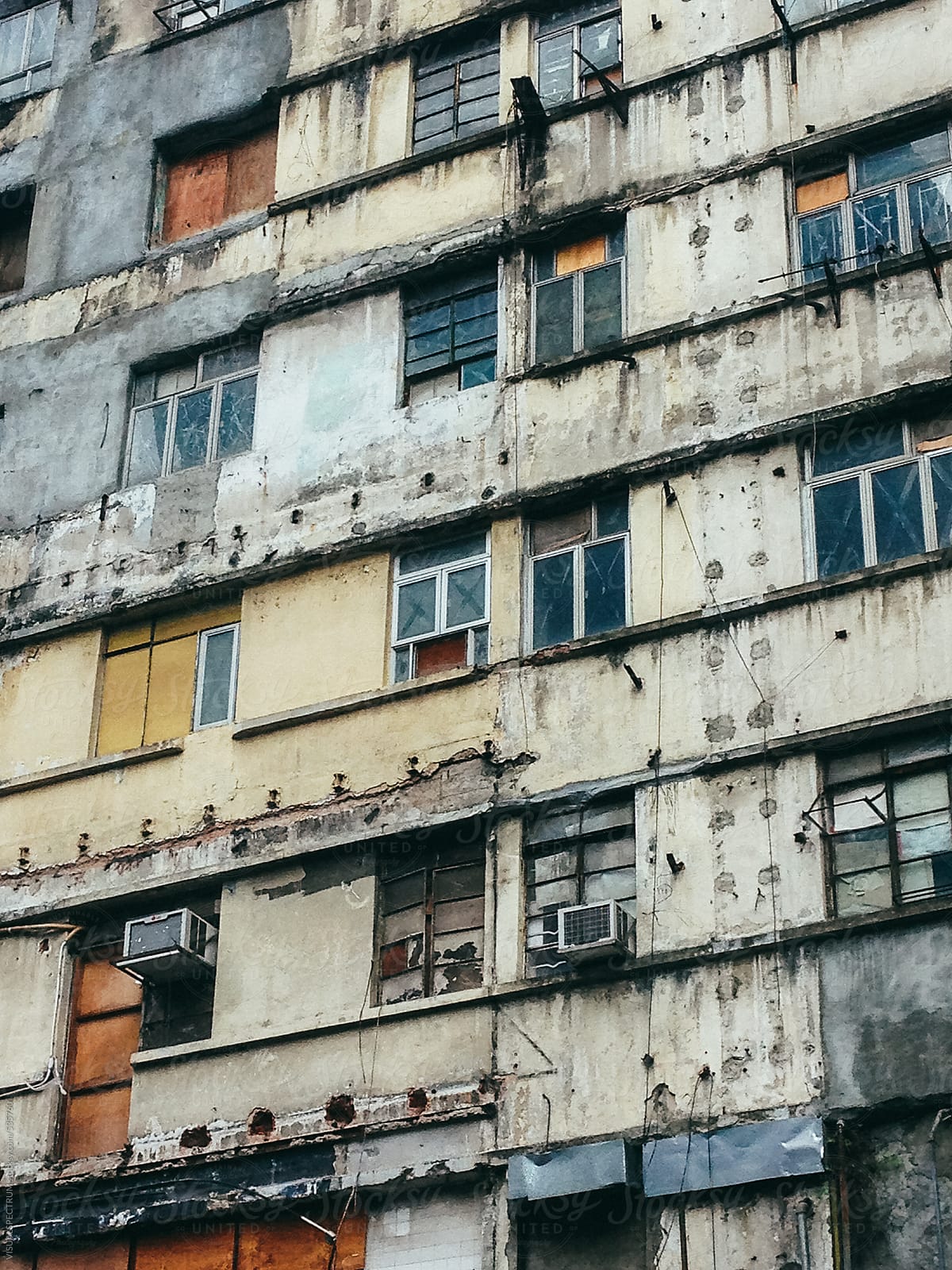 "Shabby Kowloon Hong Kong Building Exterior" by Stocksy Contributor ...