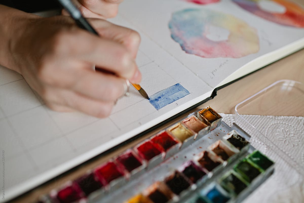 "Professional Female Artist Working" by Stocksy Contributor "Serge ...