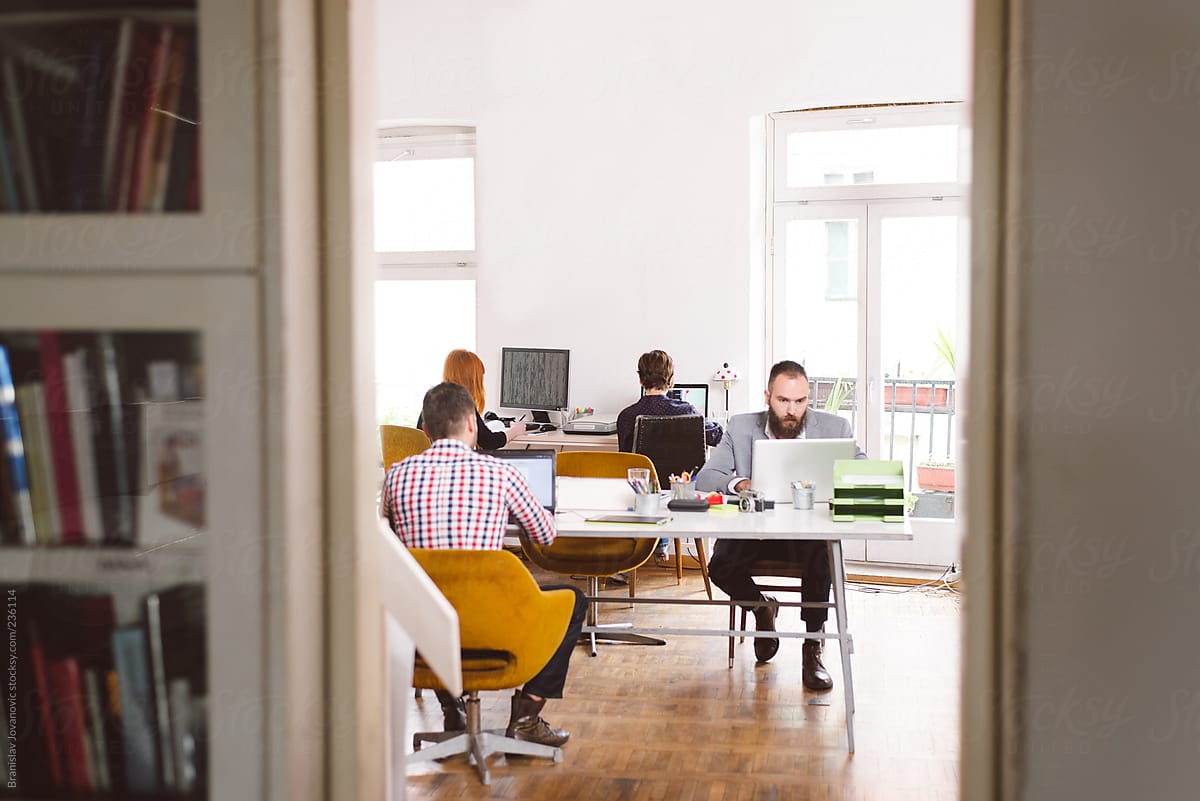 "Busy People Working At The Office" by Stocksy Contributor "B Krokodil ...
