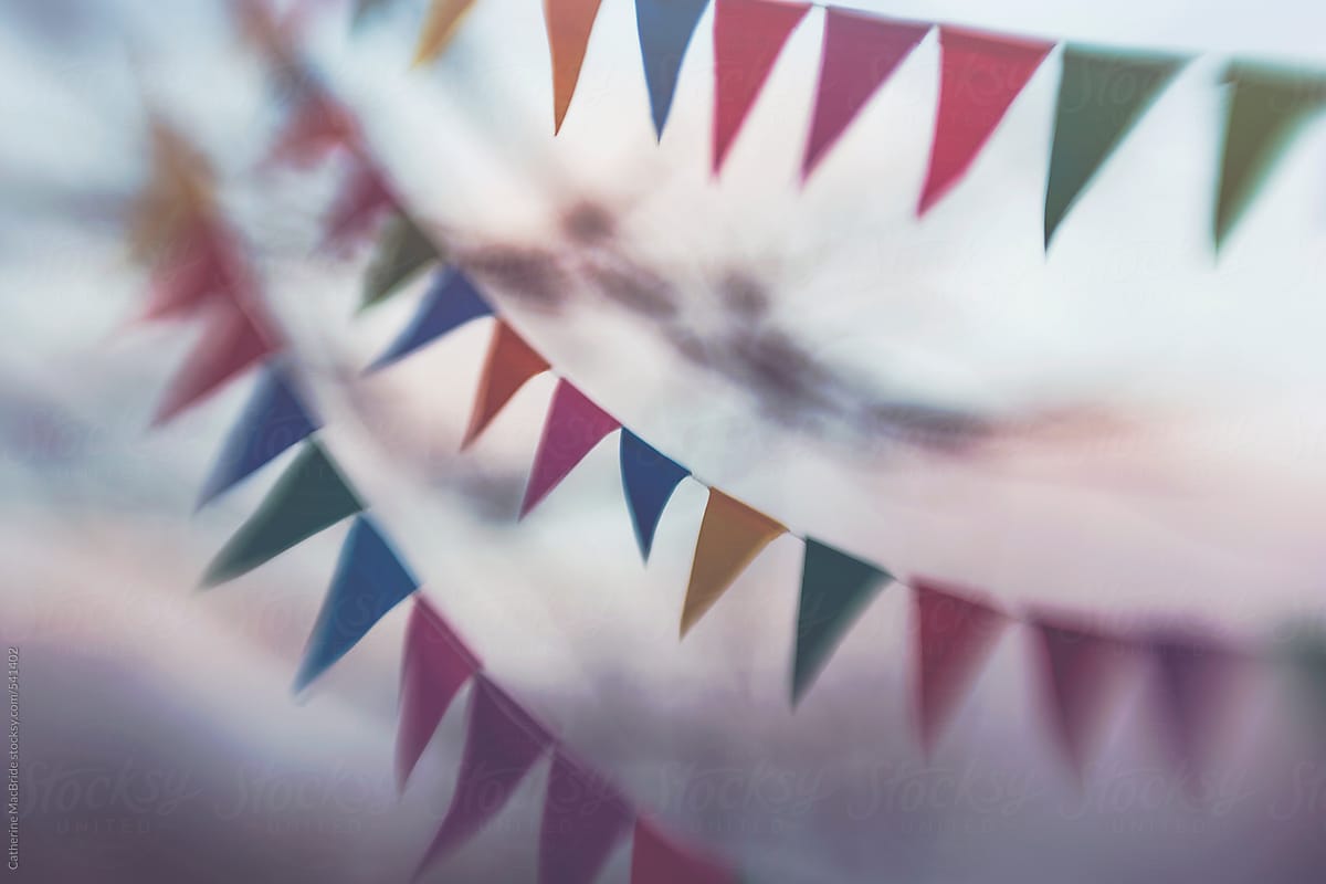 "Fluttering Paper Bunting..." by Stocksy Contributor "Catherine ...