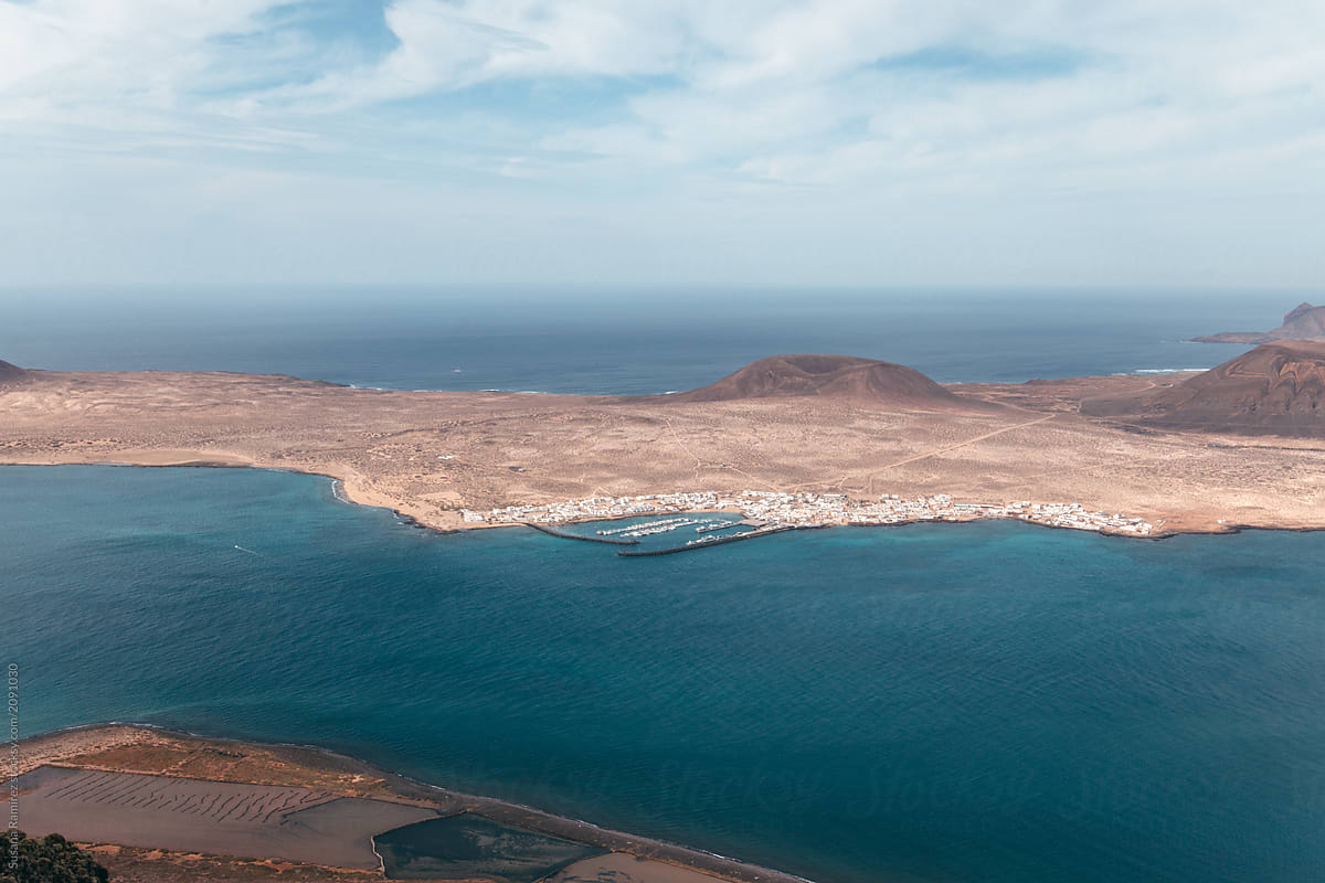 "Landscape Of Sea Views From The Lanzarote Island" by Stocksy ...