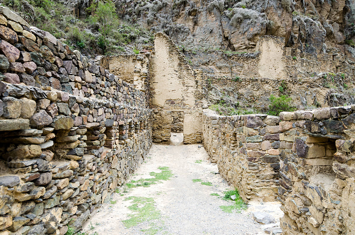 "Pathway Among Walls Of Ancient Inca Town" by Stocksy Contributor ...