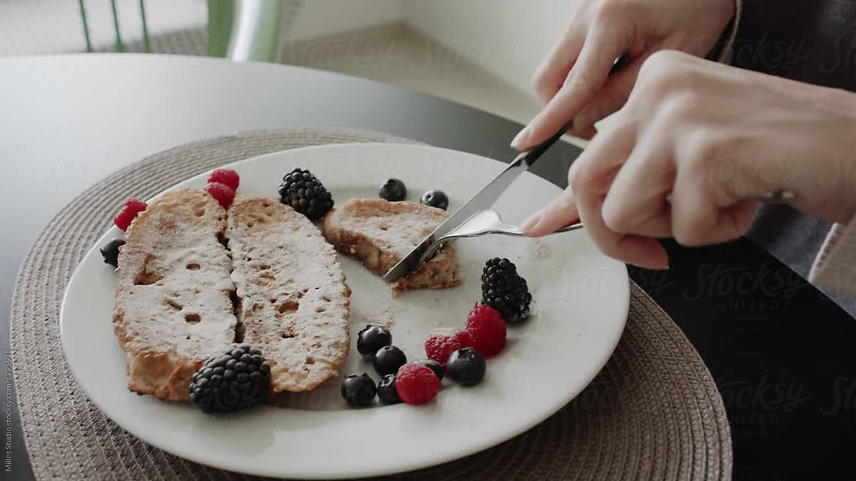 "Woman Enjoying Delicious Toasts For Breakfast" by Stocksy Contributor ...