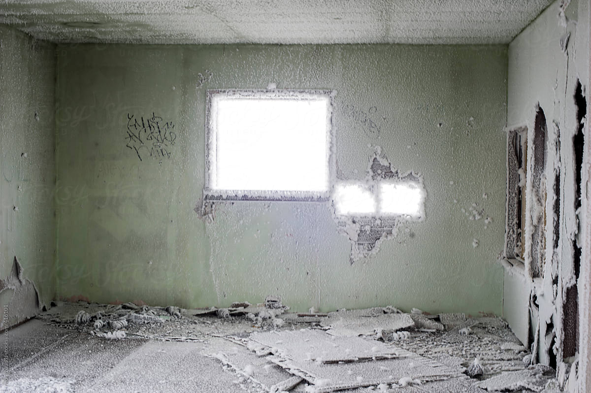 "Frozen, Abandoned Room" by Stocksy Contributor "Neongrounds" - Stocksy