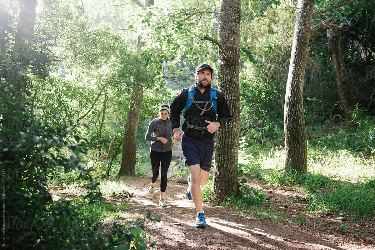 "Running In A Forest" by Stocksy Contributor "Bruce And Rebecca ...