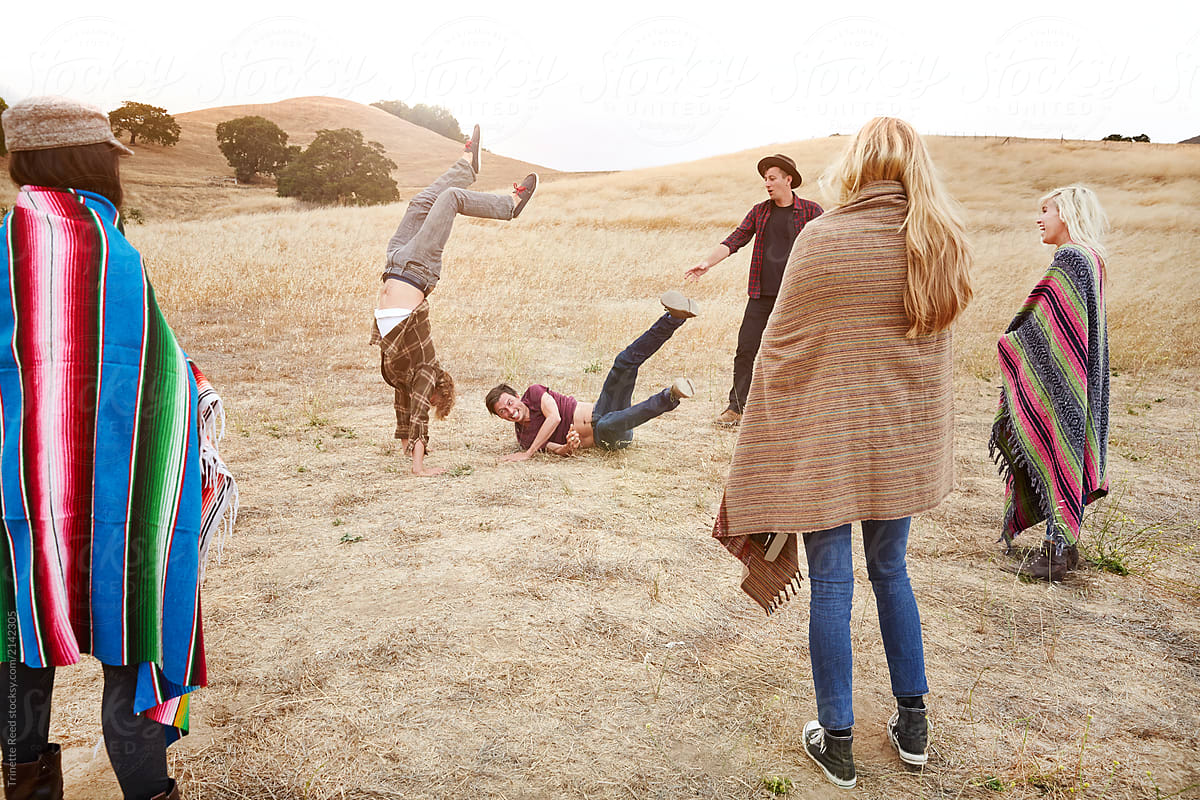 "Group Of Friends Being Very Playful In Nature" by Stocksy Contributor ...