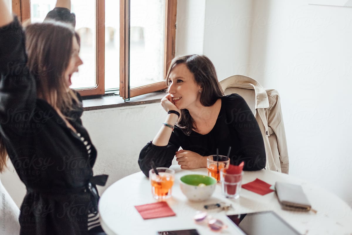 "Female Best Friends Drinking An Aperitif" by Stocksy Contributor ...