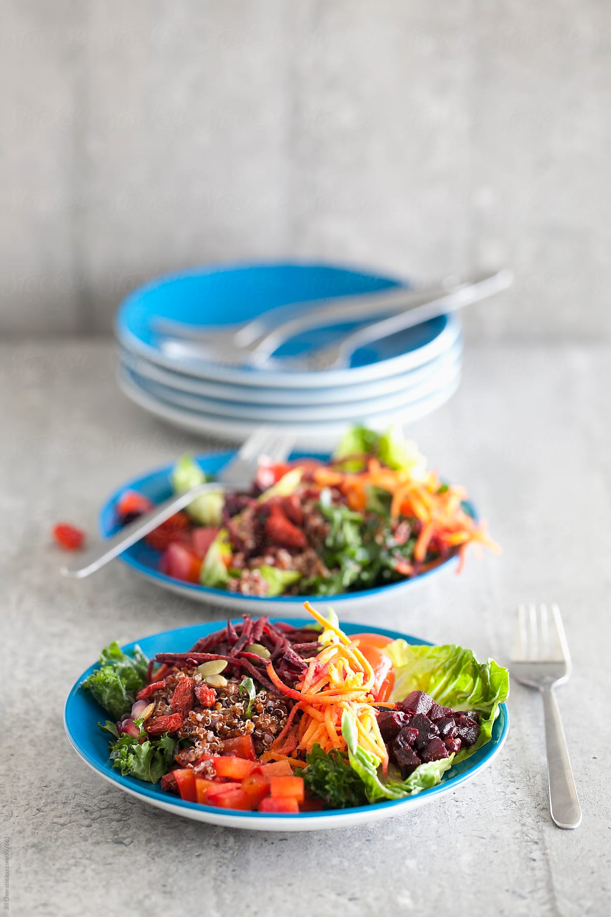 "Healthy Powerhouse Salad" by Stocksy Contributor "Jill Chen" - Stocksy