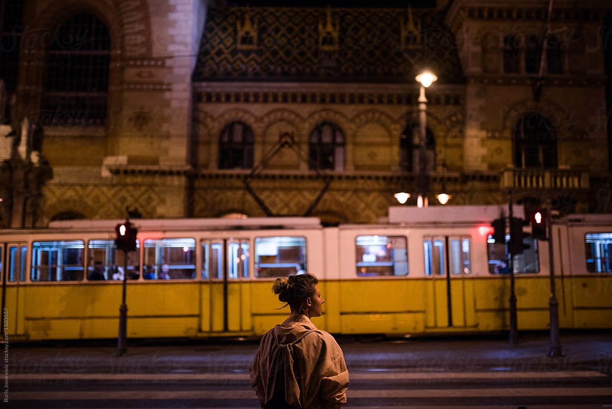 "Woman Waiting At A Traffic Light" by Stocksy Contributor "Boris ...