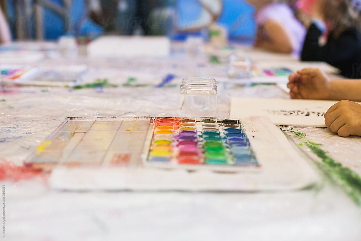 "Learning How To Paint With Watercolours." by Stocksy Contributor ...