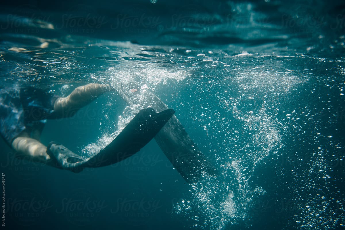"Man Diving In The Sea" by Stocksy Contributor "Boris Jovanovic" - Stocksy