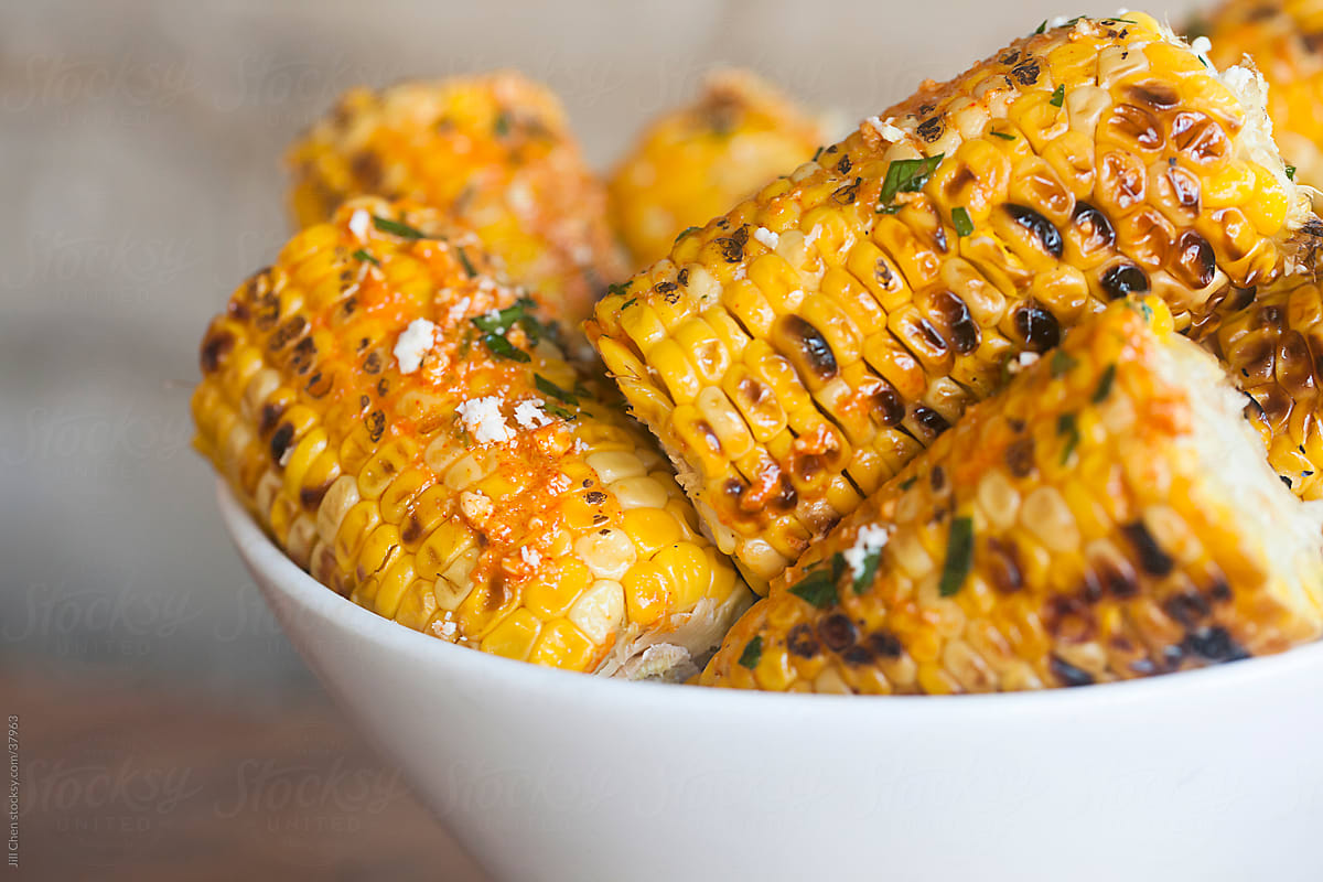 "Roasted Corn" by Stocksy Contributor "Jill Chen" - Stocksy