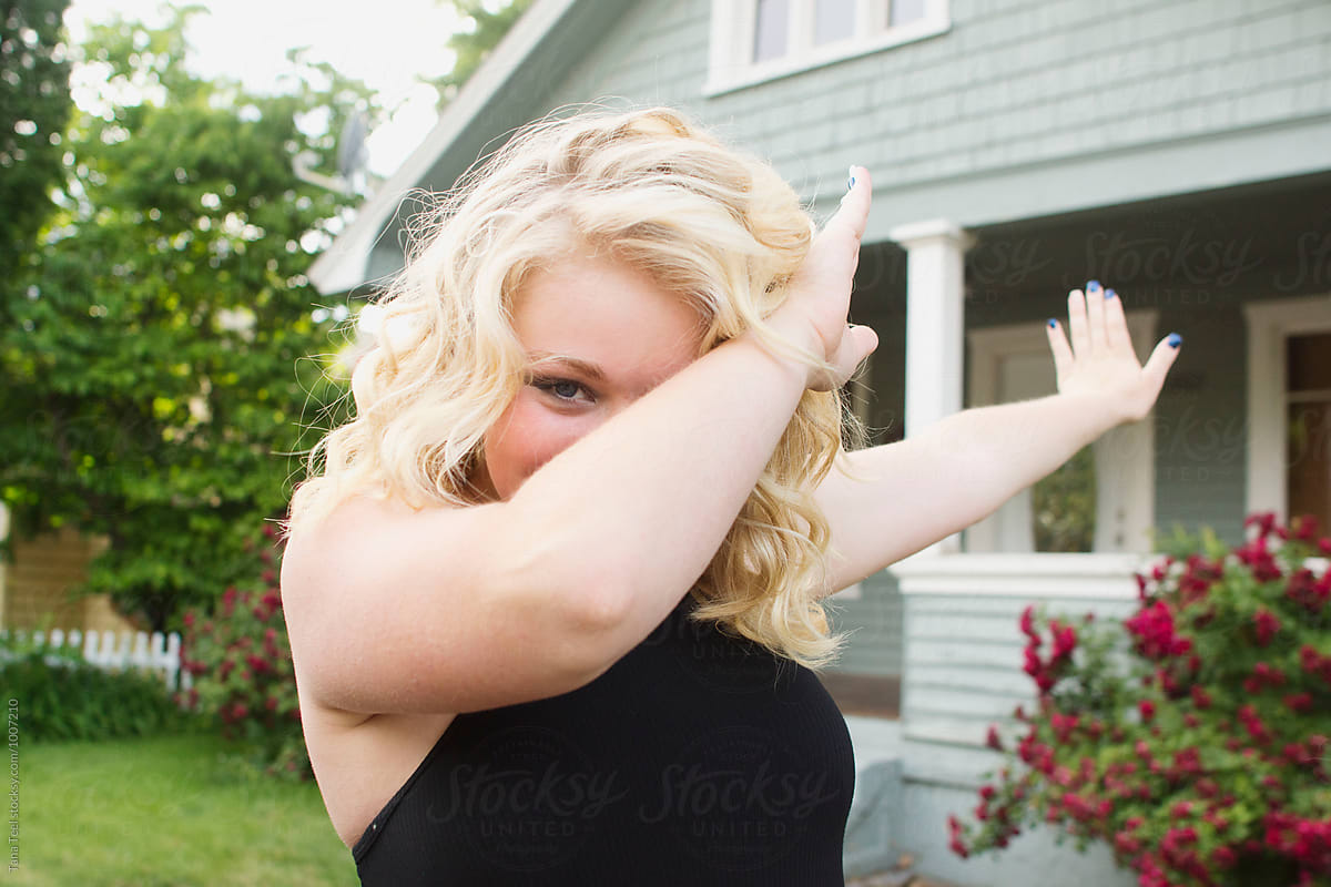 "Teenager Making Gestures With Arms" by Stocksy Contributor "Tana Teel ...