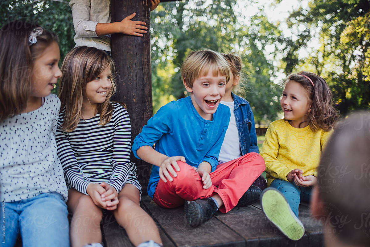 "Kids Playing Outdoors" by Stocksy Contributor "Lumina" - Stocksy