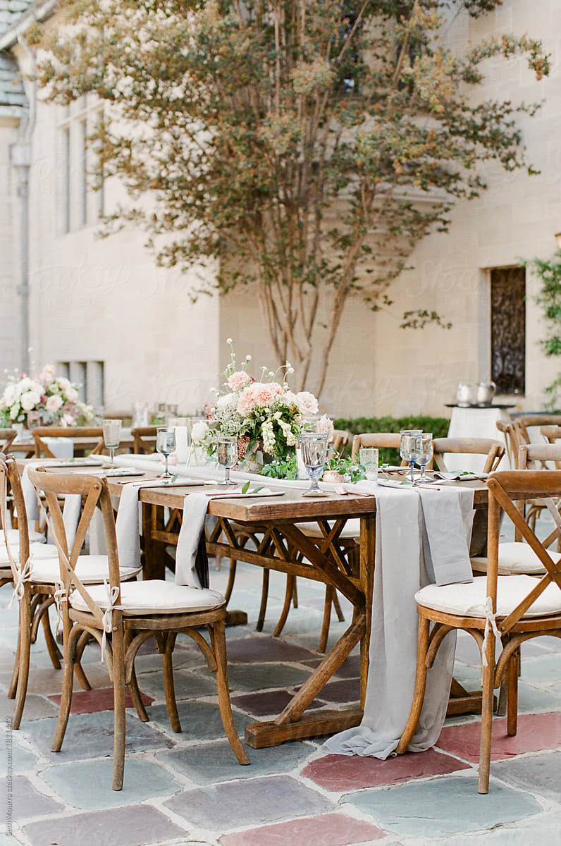 "Outdoor Elegant Hollywood Style Reception" by Stocksy Contributor ...
