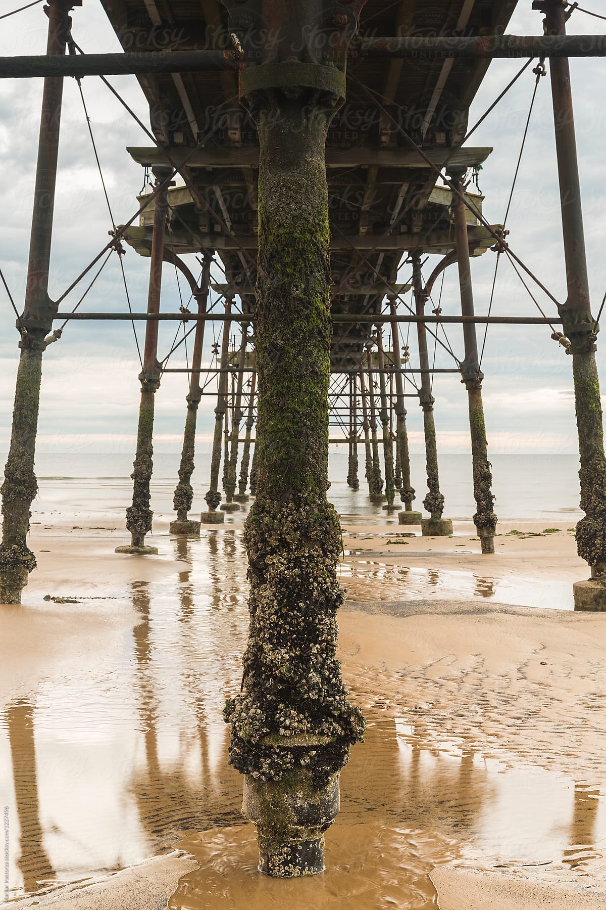 "Saltburn By The Sea's Victorian Pier" by Stocksy Contributor "Marilar ...