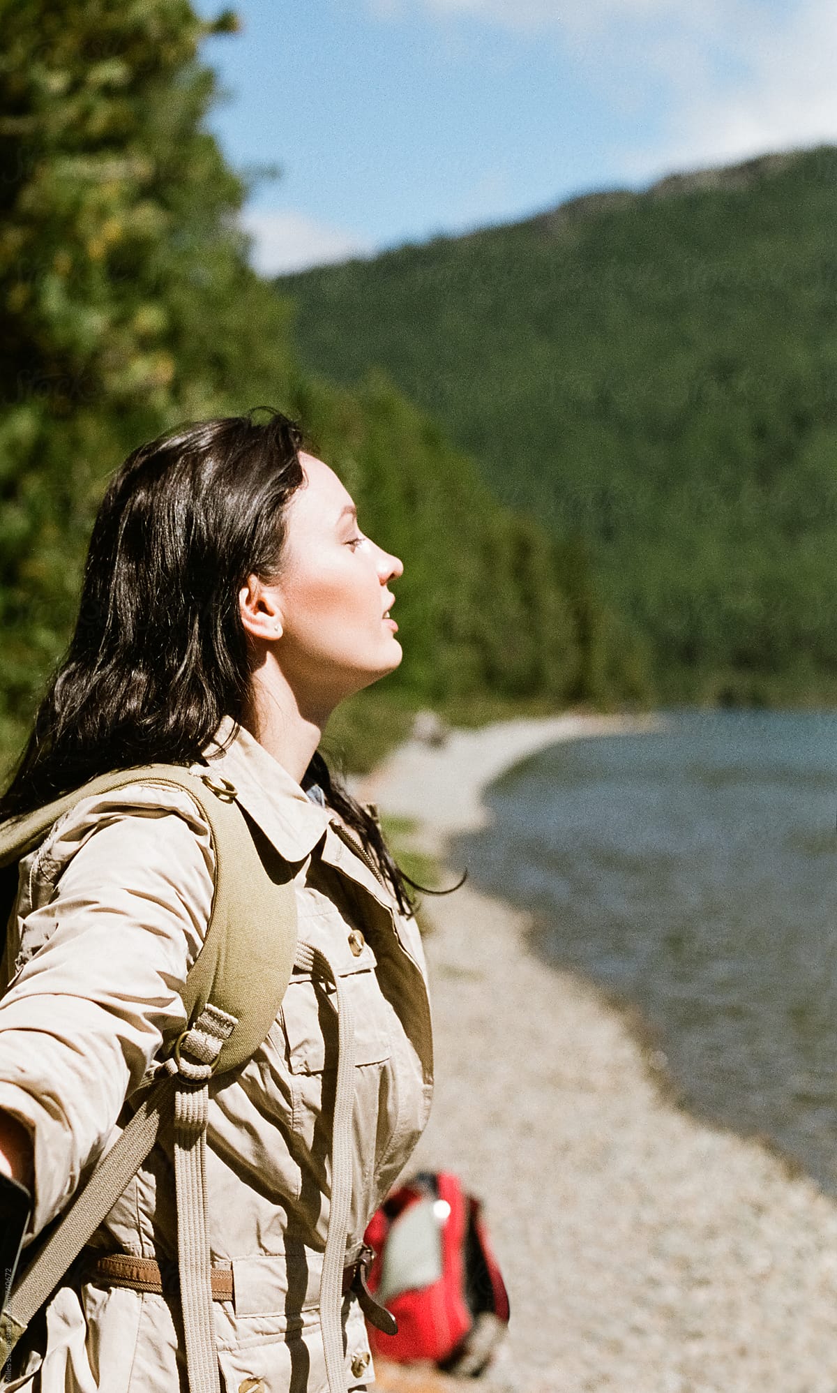 "Woman Admiring Nature" by Stocksy Contributor "Milles Team" - Stocksy