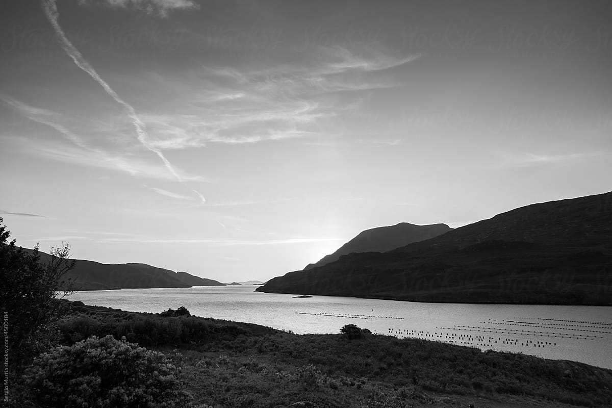 "Irish B&w Landscape" by Stocksy Contributor "Sergio Murria" - Stocksy