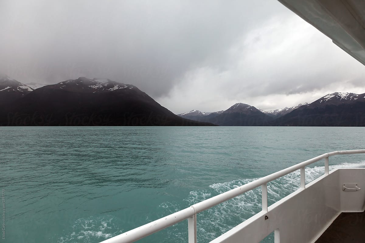 "Glacial Lake Sailing Views" by Stocksy Contributor "Eldad Carin" - Stocksy