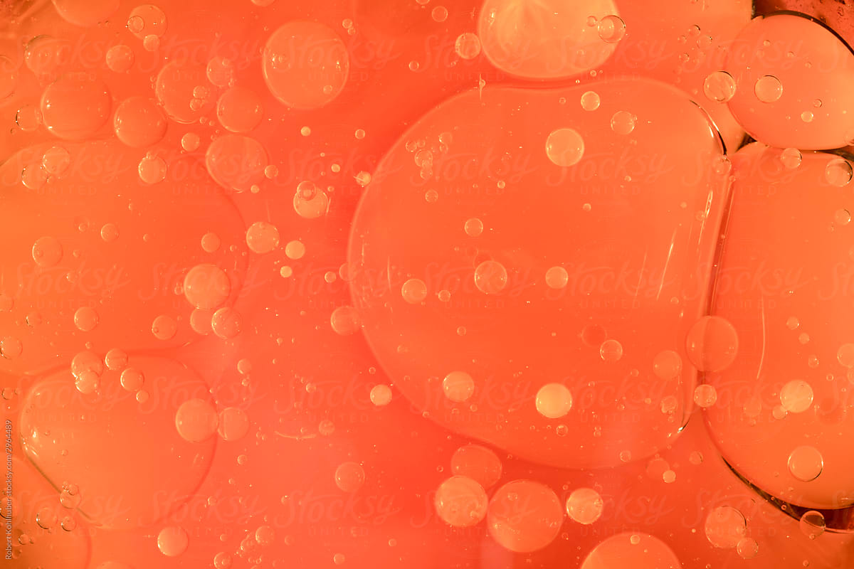 "Swirling Light Orange Neon Colors, Looking Like Multivitamin Fruit ...