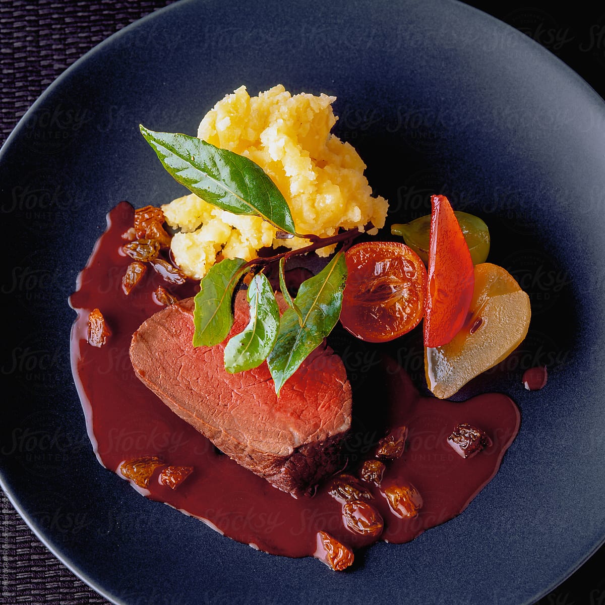 "Steak In Chocolate Sauce" by Stocksy Contributor "J.Rynio PHOTOGRAPHY ...