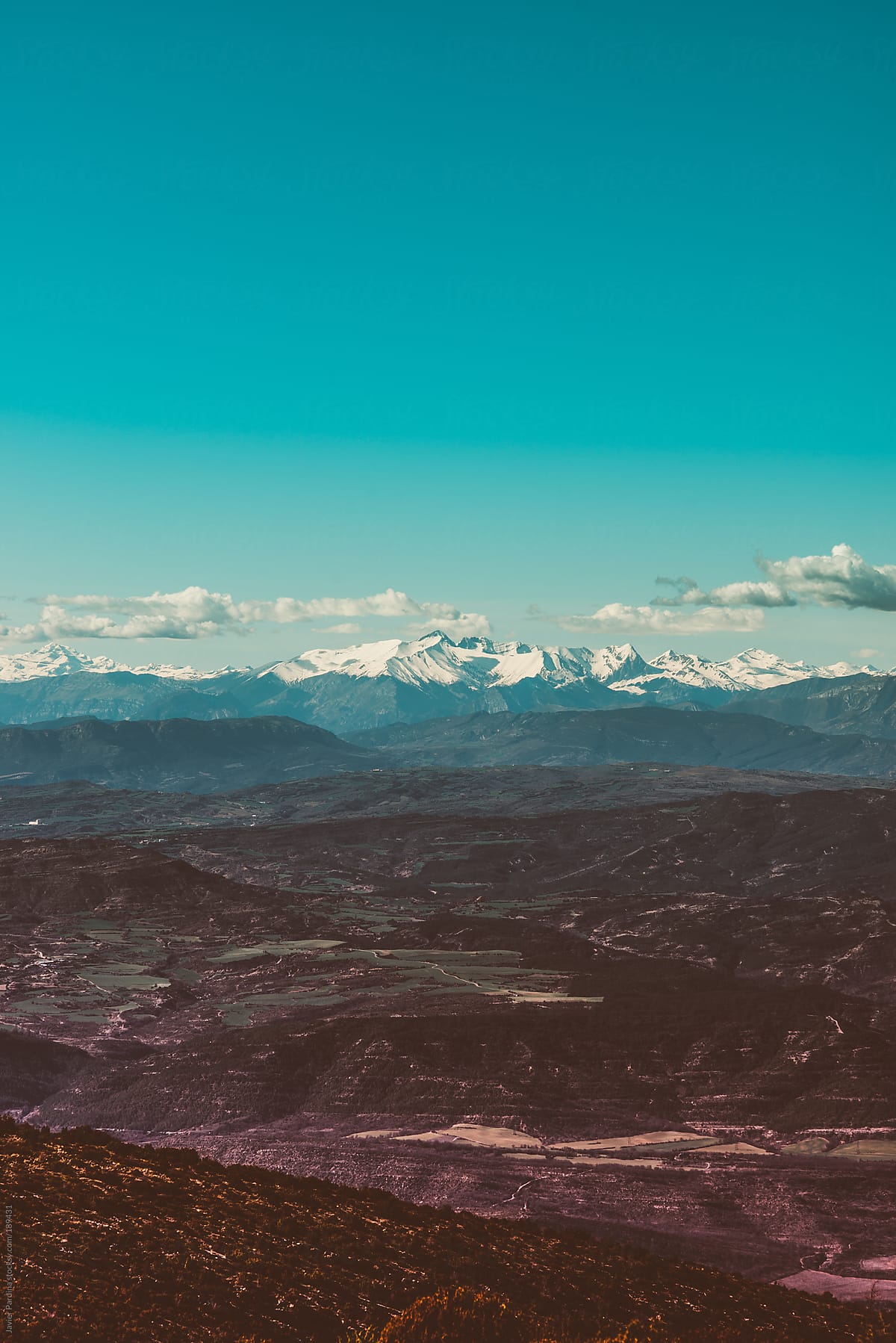 "Landscape Photography Of Mountains With The First Snows Of Winter" by ...