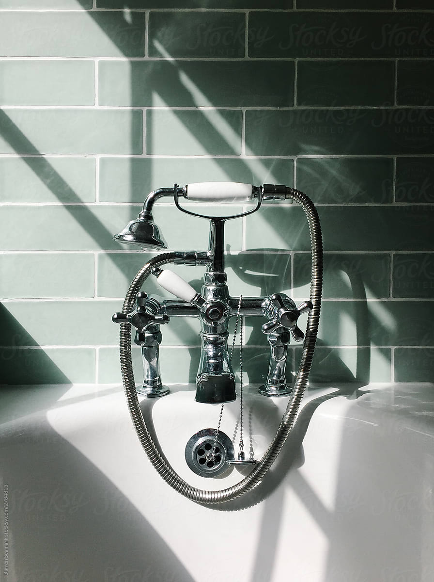 "Bath Tap And Shower Head" by Stocksy Contributor "Darren Seamark ...