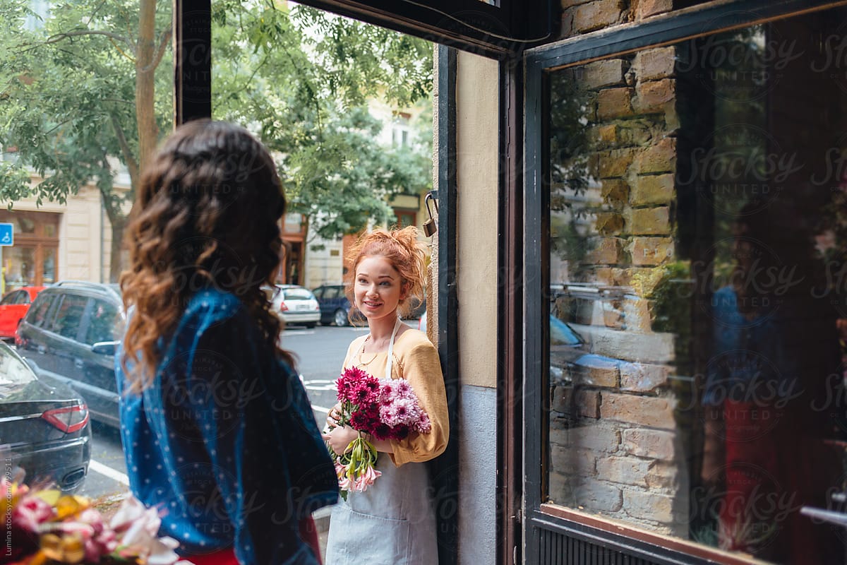 "Florists Working At A Flower Shop" by Stocksy Contributor "Lumina ...