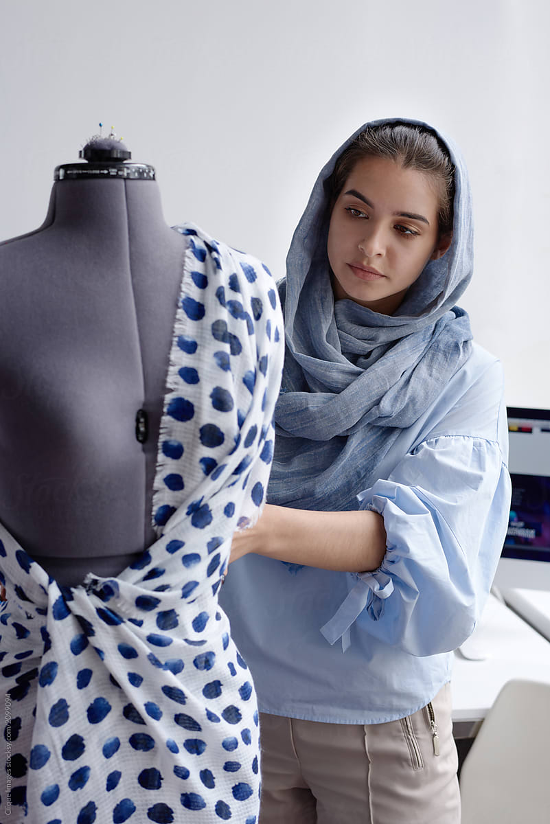 "Professional Dressmaking Creating New Oriental Dress" by Stocksy ...