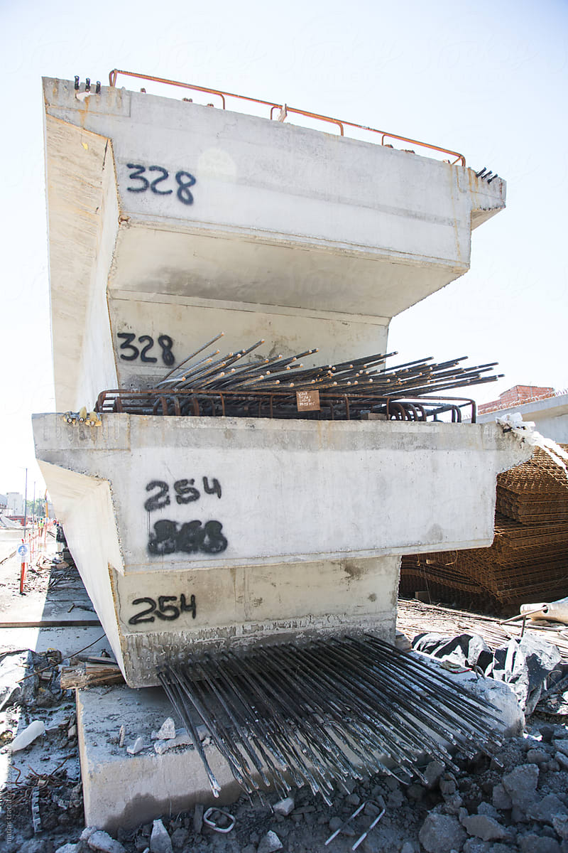 "Cement Structure Parts For Bridge" by Stocksy Contributor "Matias ...