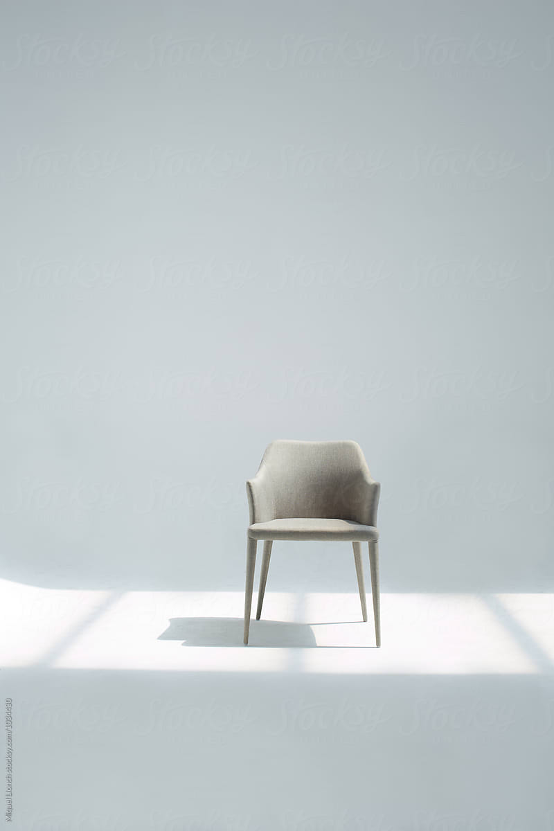 "Beautiful Grey Chair In The Studio" by Stocksy Contributor "Miquel ...